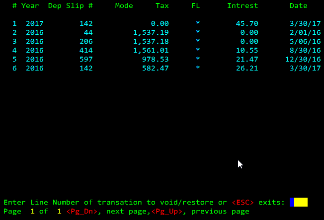 Void a Transaction – Municipal Software Inc.