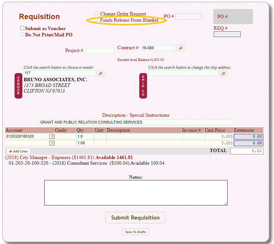 Create a Release Order – Municipal Software Inc.