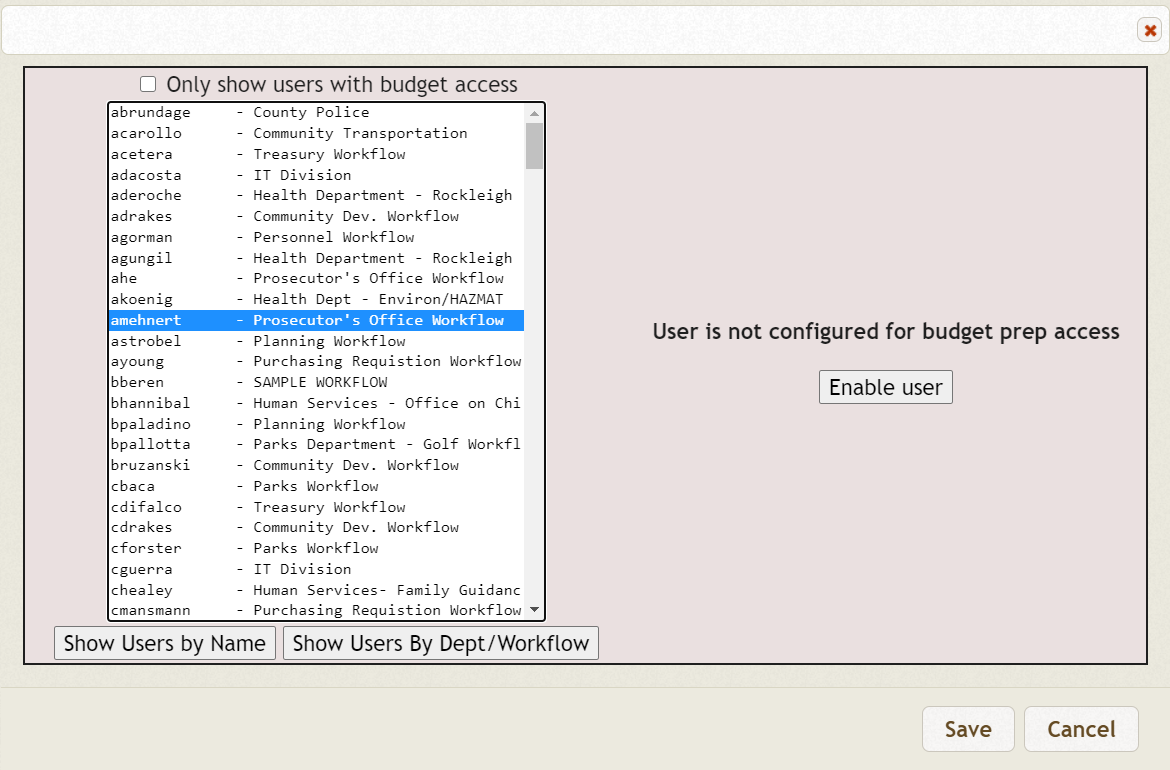 User Management (Adv. Billing) – Municipal Software Inc.