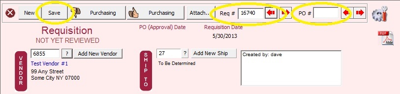 Edit a Purchase Order – Municipal Software Inc.