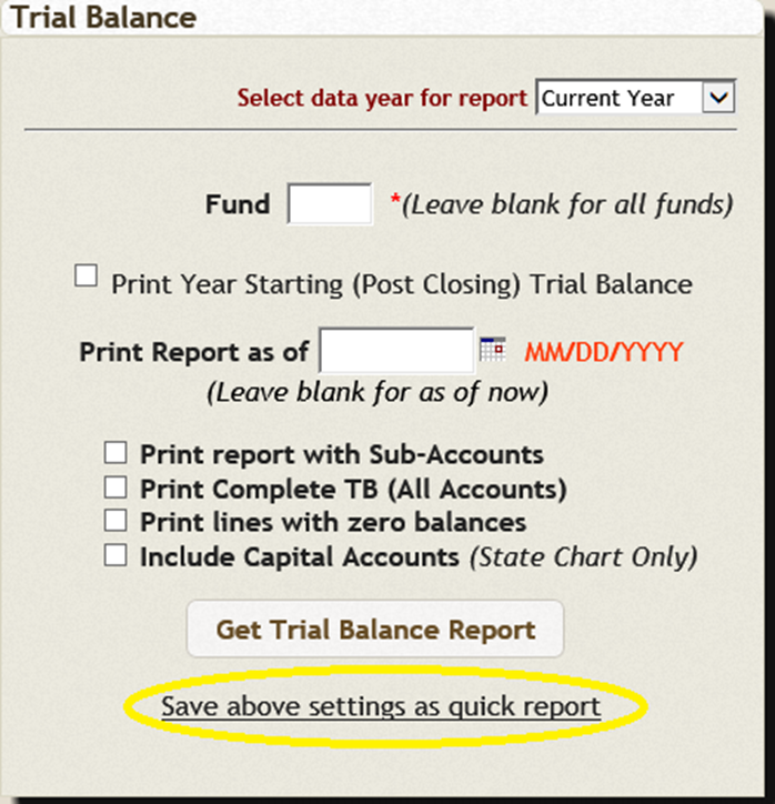 Create Quick Reports – Municipal Software Inc.