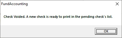 Void an Issued/Printed Check – Municipal Software Inc.
