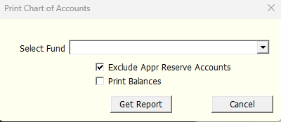 Print or Export the Chart of Accounts – Municipal Software Inc.