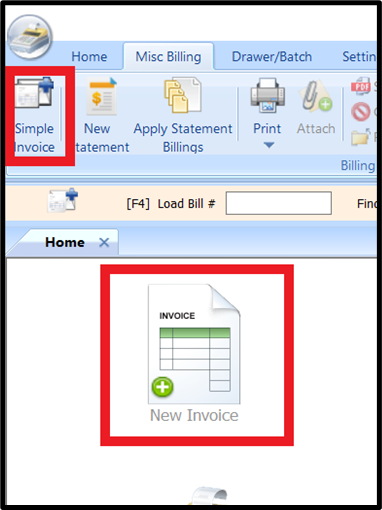 Create a New Invoice or Bill – Municipal Software Inc.